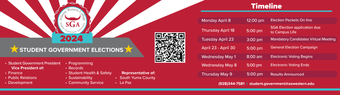 2024 SGA Elections | Arizona Western College